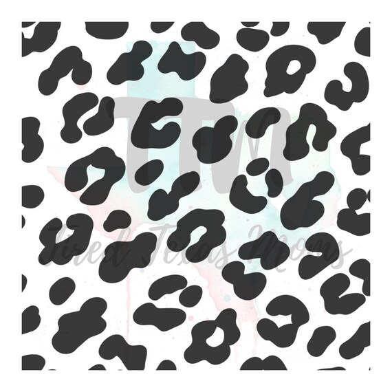 Leopard Print Sublimation Transfer Ready To Press Etsy