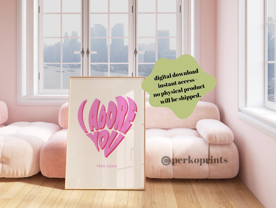 FRED AGAIN // I Adore You Obongjayar // Digital Download - Etsy.de