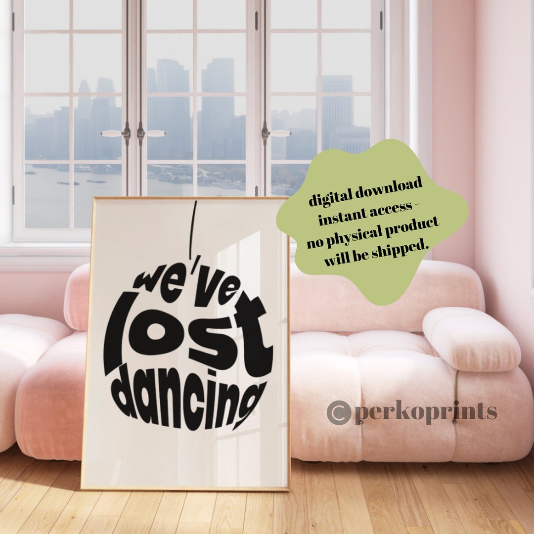 We've Lost Dancing Inspired by Fred Again & Marea Disco Ball Typography ...