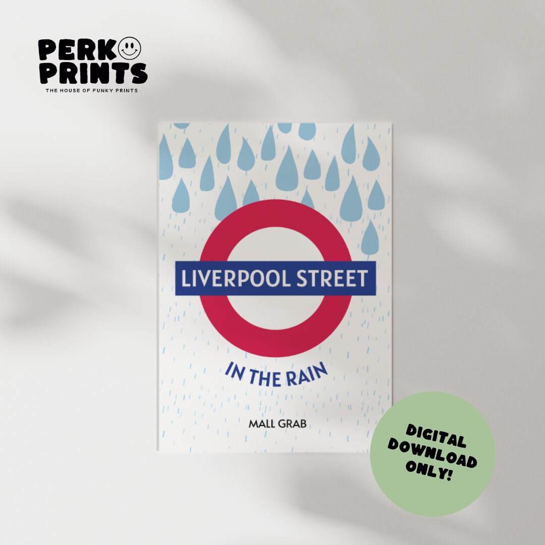 Mall Grab Art | Liverpool Street in the Rain | Melbourne DJ B Room ...