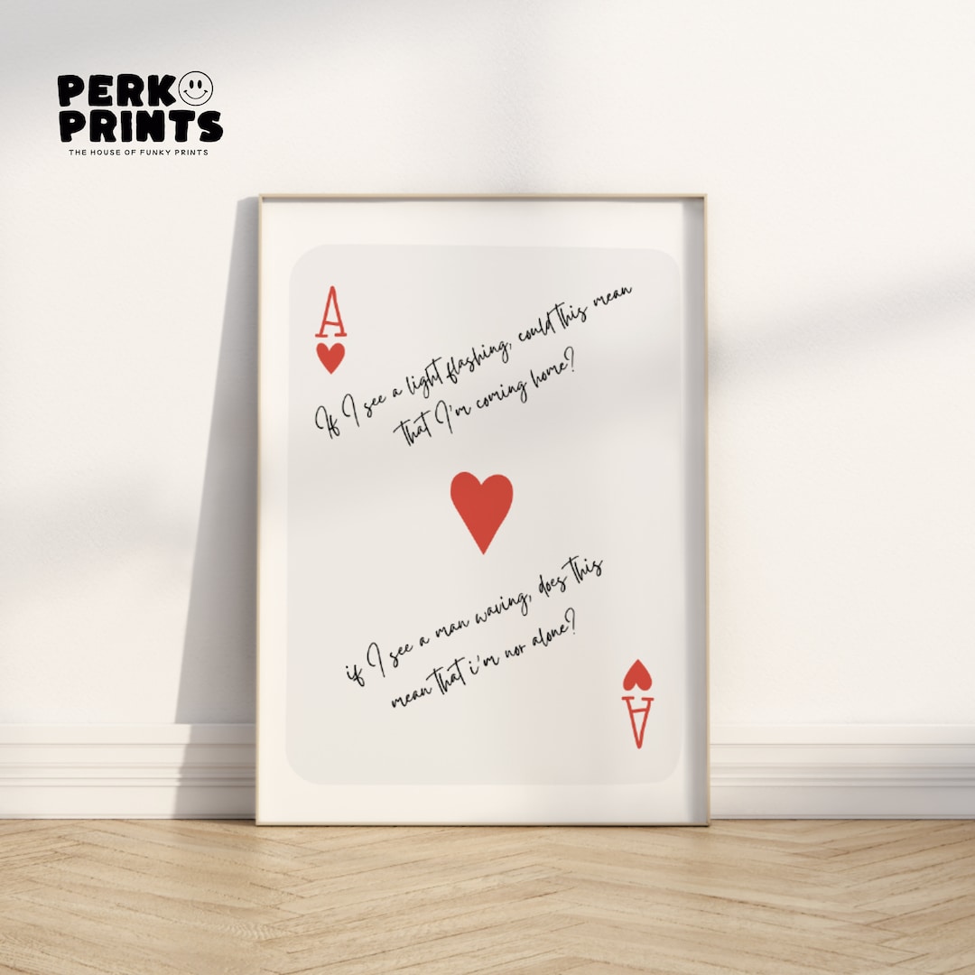 I'm Not Alone Calvin Harris Inspired Print Rave Disco House Music Lover ...