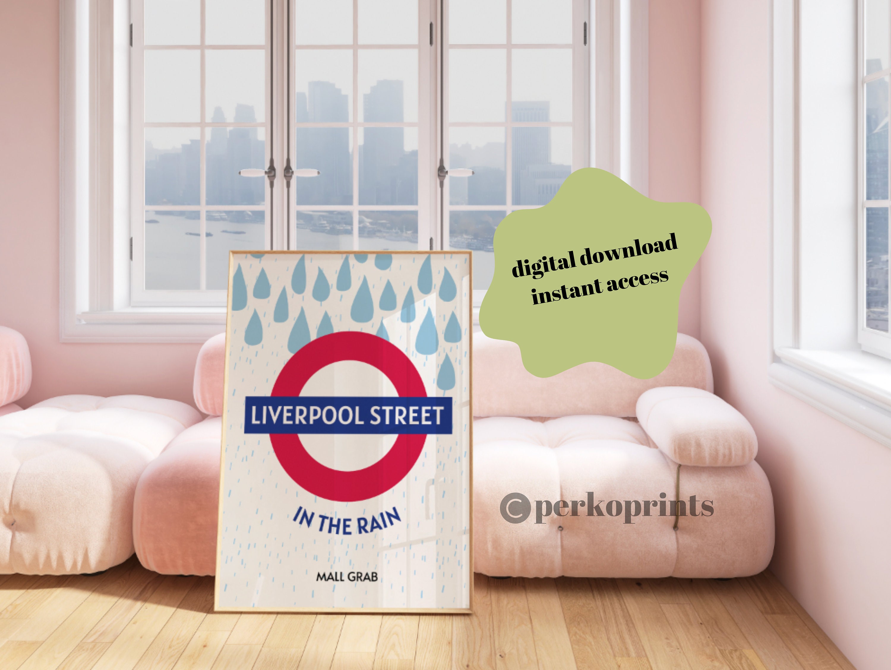 Mall Grab Art | Liverpool Street in the Rain | Melbourne DJ B Room ...
