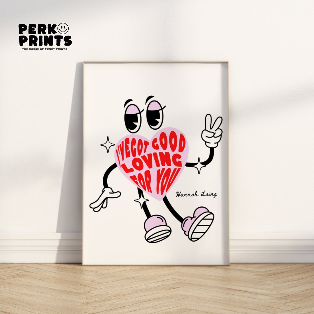 Good Loving Inspired by Hannah Laing Poster Rave Disco House Music ...