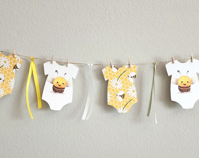 Bee Baby Shower Banner,bee Baby Shower Decor,mama to Bee Baby Shower ...