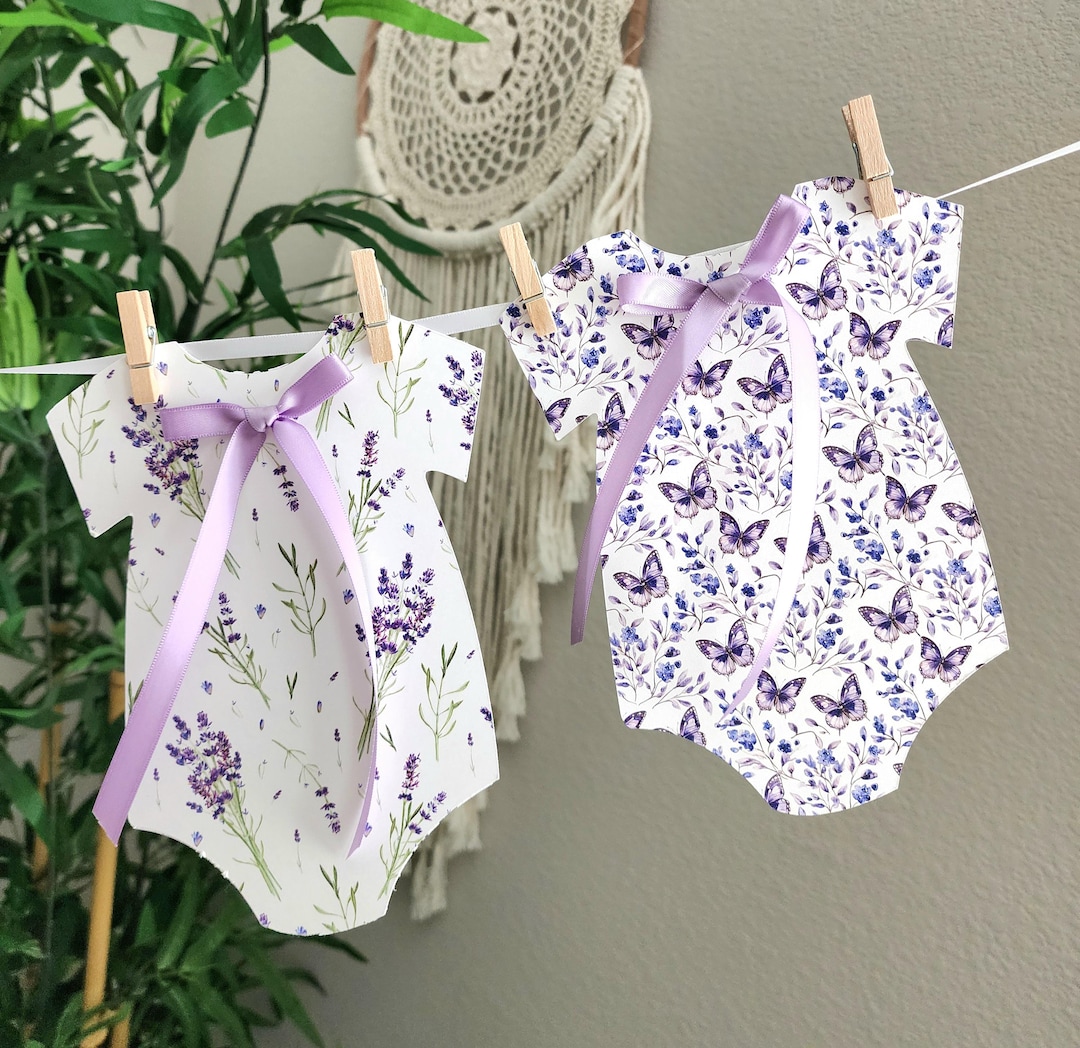 Lavender Baby Shower/lavender Baby Banner/purple Baby Shower Decor/baby ...