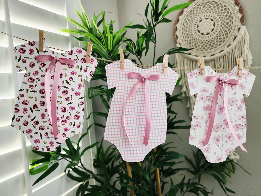 Pink Baby Dress Banner,baby in the Bloom,pink Gingham Baby Banner ...
