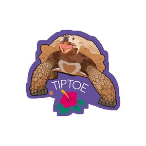 Tiptoe Sticker - Etsy