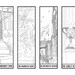 Set of 7, Printable Bookmarks - Etsy