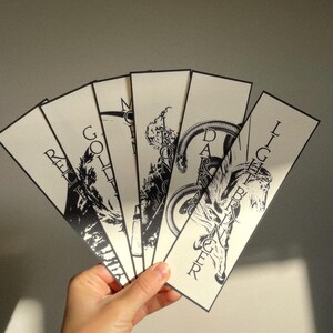 Set of 6 Red Rising - Matching Bookmarks - Etsy
