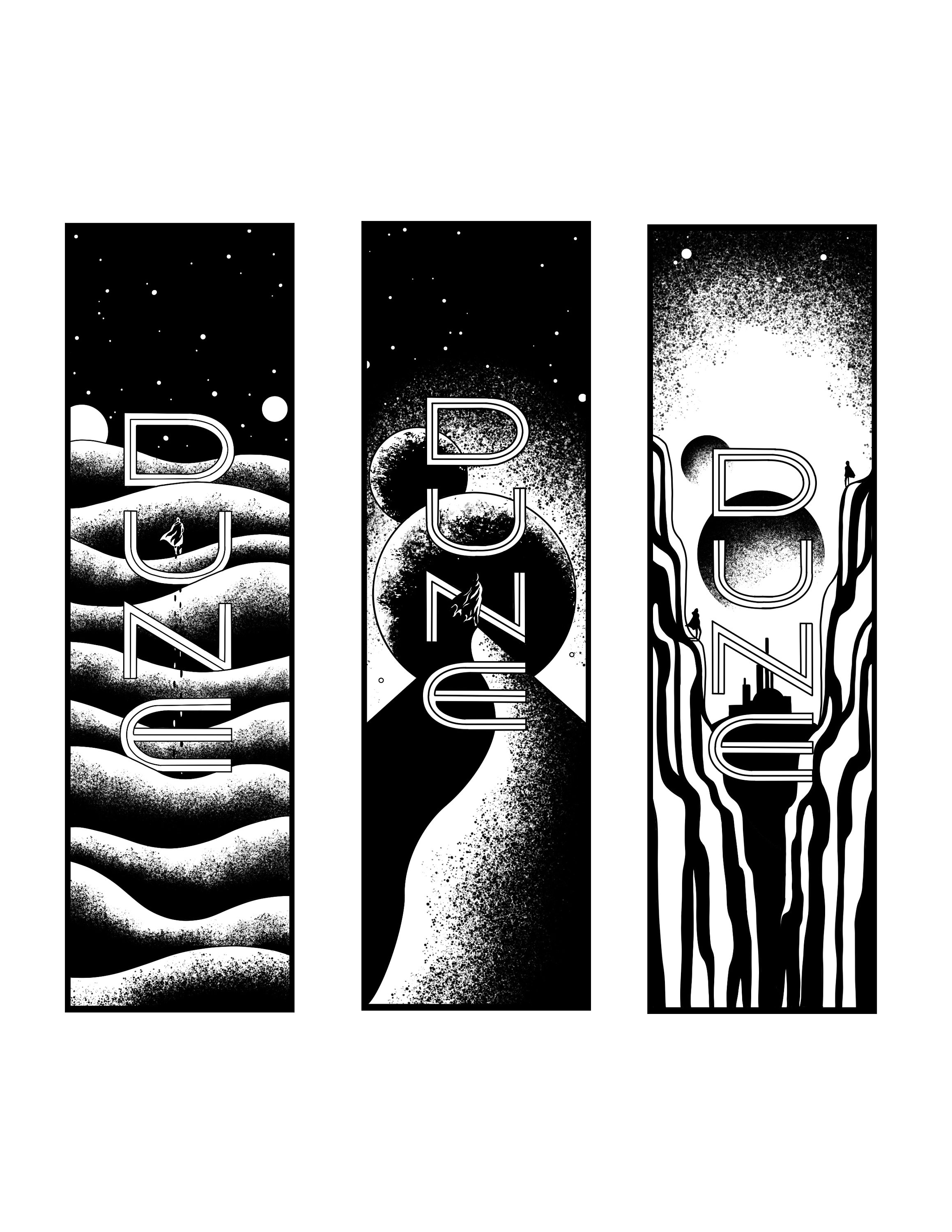 Set of 6 Printable Dune Bookmarks - Etsy