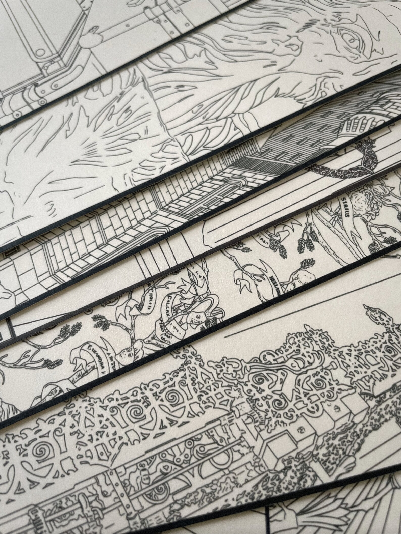 Set of 7, Printable Bookmarks - Etsy