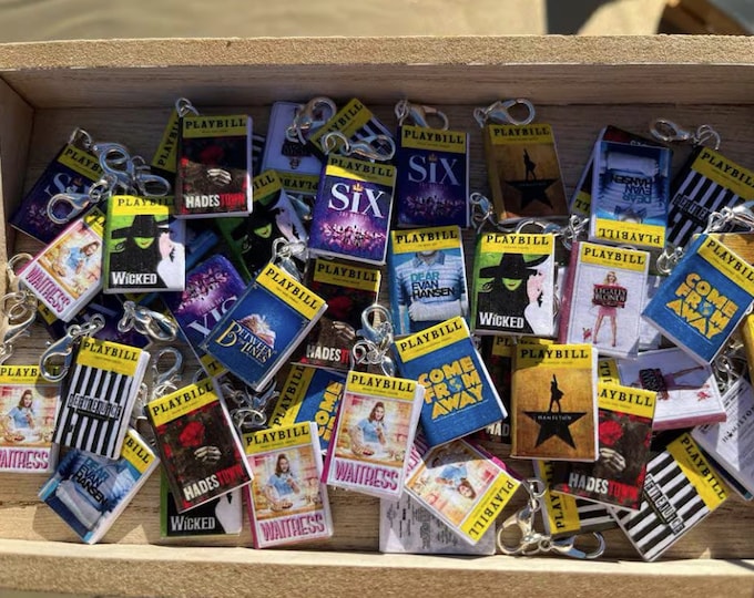 PRIVATE ORDERS Miniature Theater Charms - Custom Broadway Musicals Tiny ...