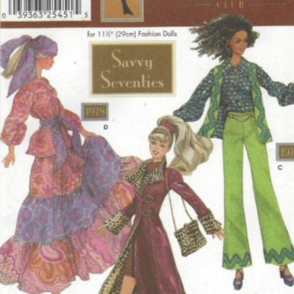 Simplicity Barbie Sewing Pattern - Etsy