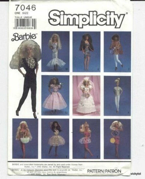 Simplicity 7046 Sewing Patterns PDF Tutorial Vintage Pattern | Etsy