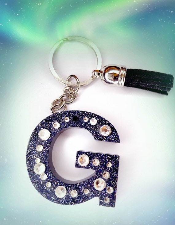 G Alphabet Numbers Keyring YOUR Design - Etsy
