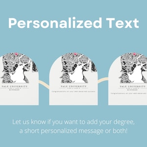 Graduation Map Print for Her, Graduation Gift for Him, University Map ...