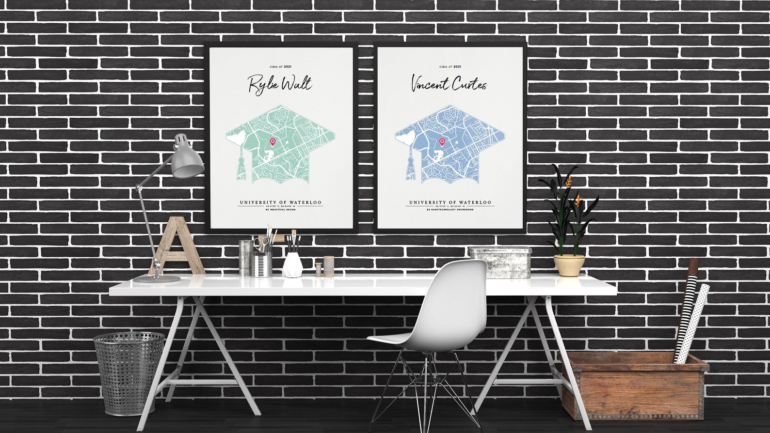 Graduation Map Print for Her Graduation Gift for Him - Etsy