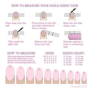 Acrylic Press on Nails - Etsy