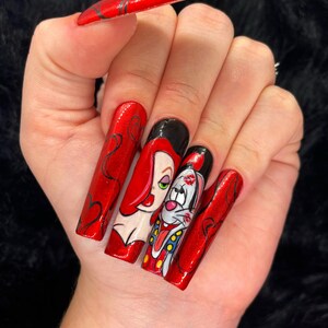 Valentines Press on Nails - Etsy