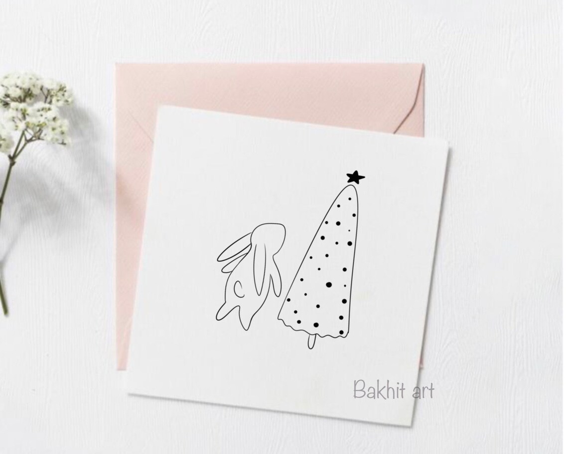 Bunny Svg Rabbit Svg Bunny Christmas Rabbit Ears Christmas Svg Files ...