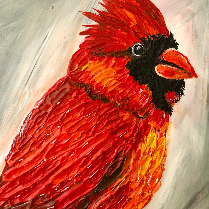 Bird Painting Acrylic - Etsy