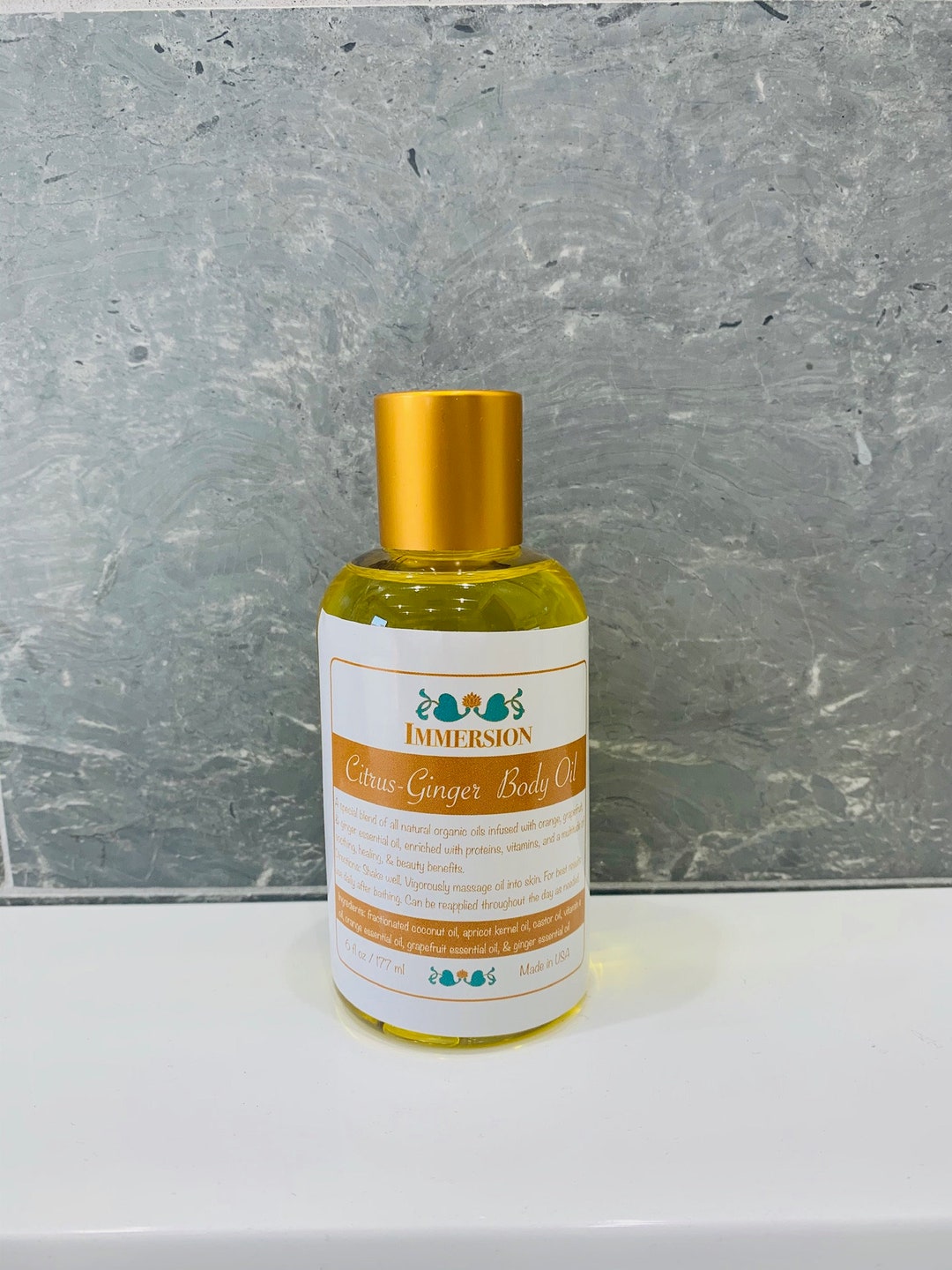 Citrus-ginger Body Oil - Etsy