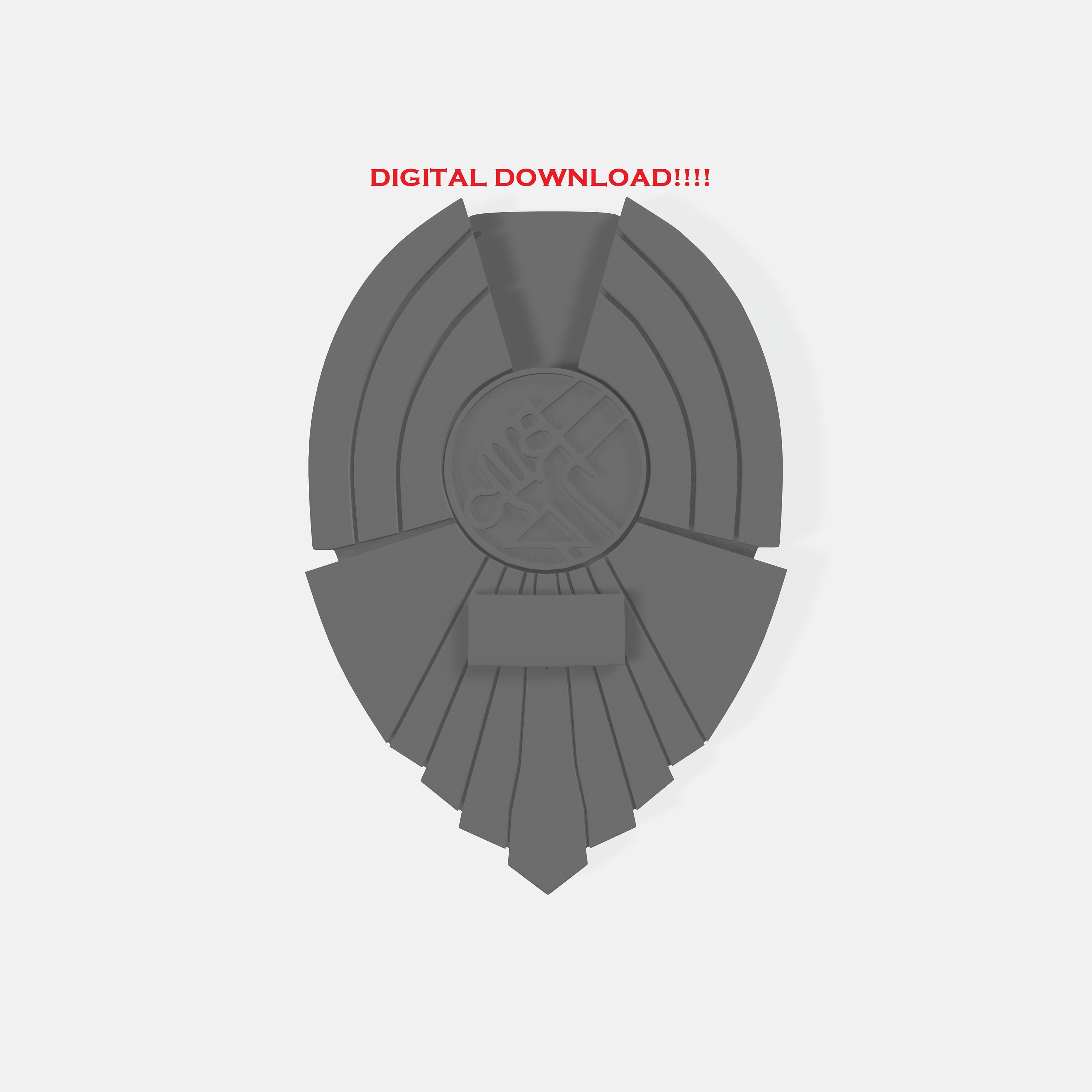 3D File Hellboy BPRD Badge - Etsy