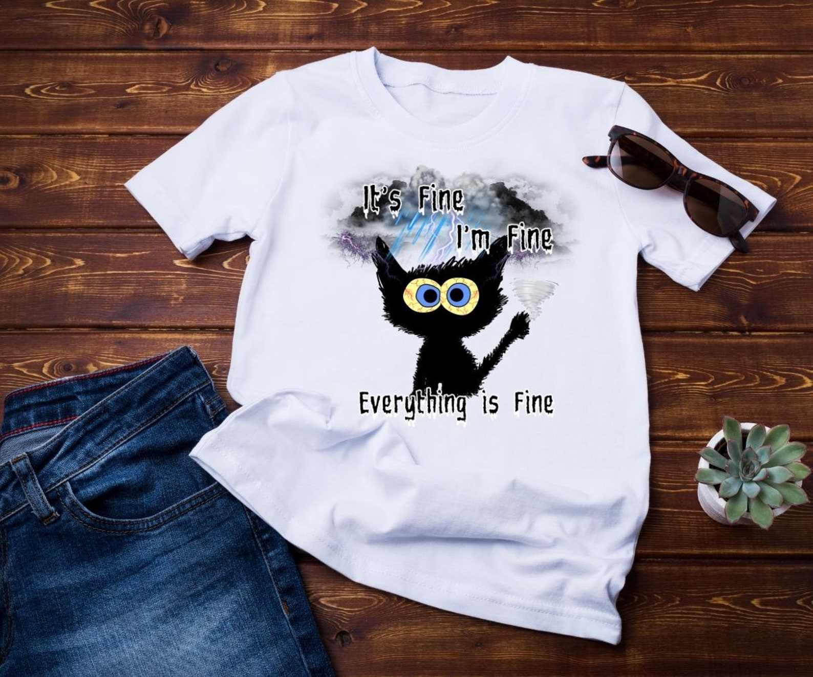 I'm Fine PNG it's Fine Everything is Fine PNG - Etsy