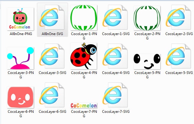 Melon SVG All Layers SVG and Png | Etsy