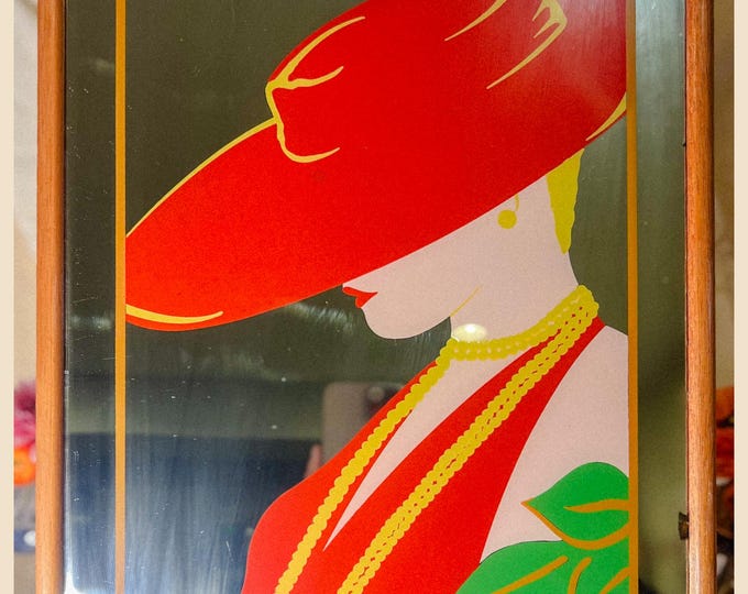 A Rare & Dazzling Statement Piece Vintage 80s Pop Glam Artwork on ...