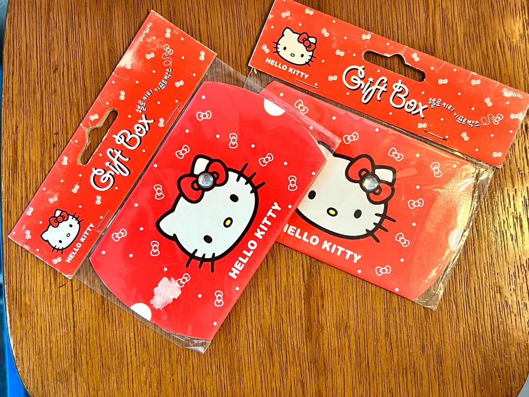 Rare Vintage Hello Kitty Gift Card Holder (red) – A Unique Find! - Etsy