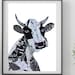 Cow Picture, Collage Wall Art for Rustic Home Decor, Cow Art Print for ...