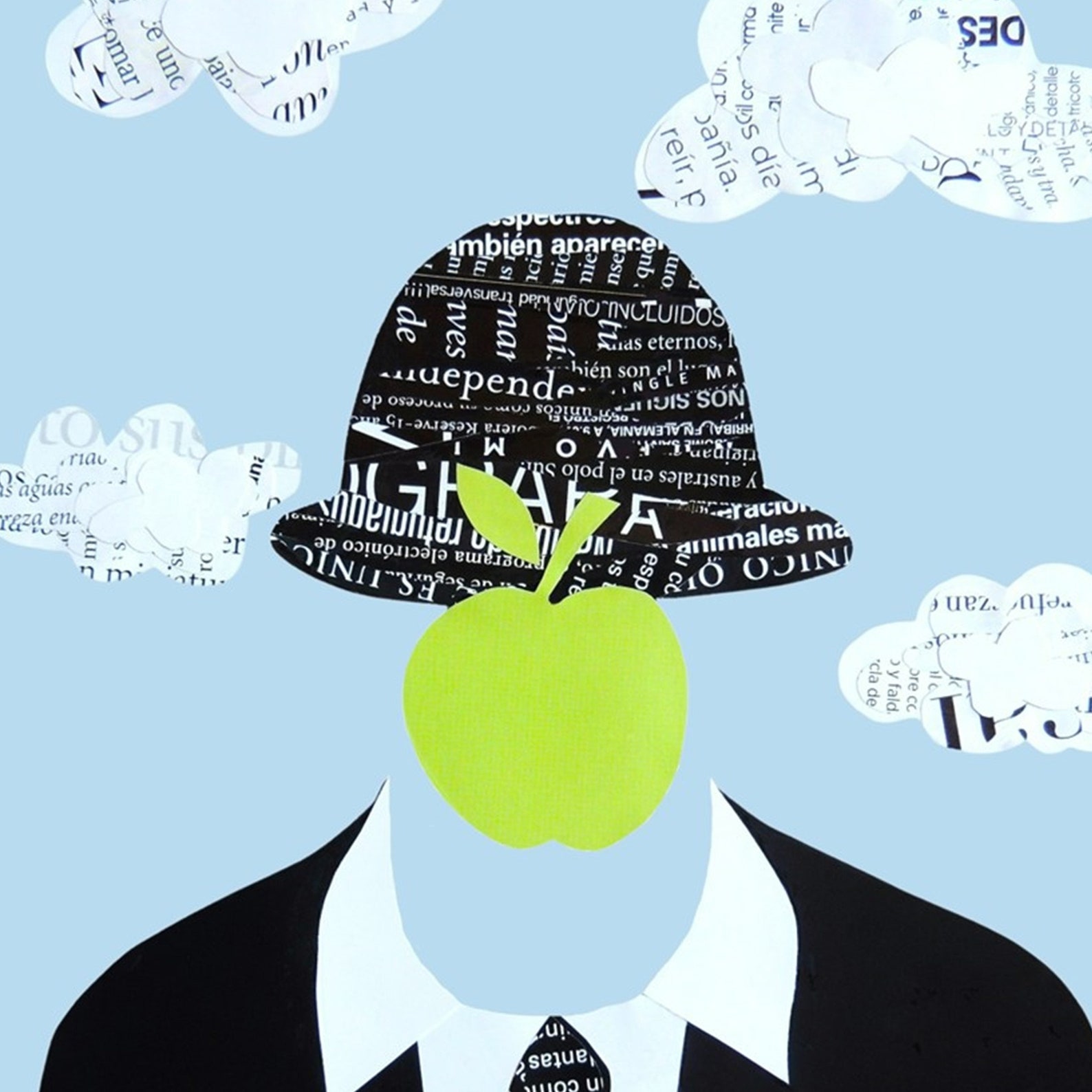 Magritte Poster, Mid Century Modern Surreal Wall Art, Rene Magritte ...