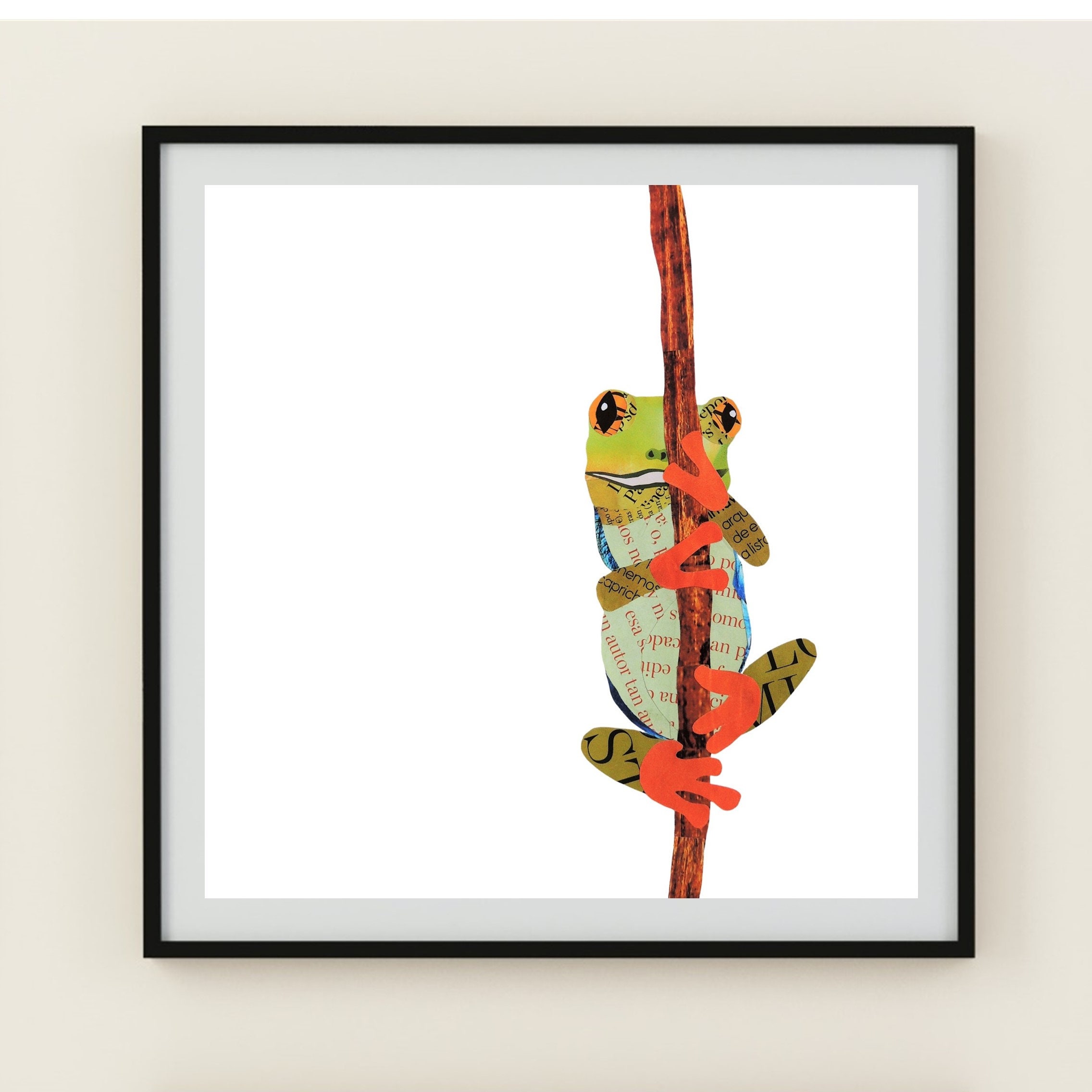 Set of 3 Cute Frog Wall Art, Nursery Wall Decor, Frog Decor From ...