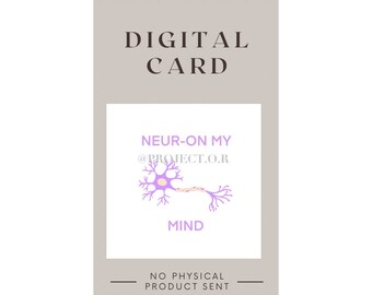 Neuron Greeting Card - Etsy
