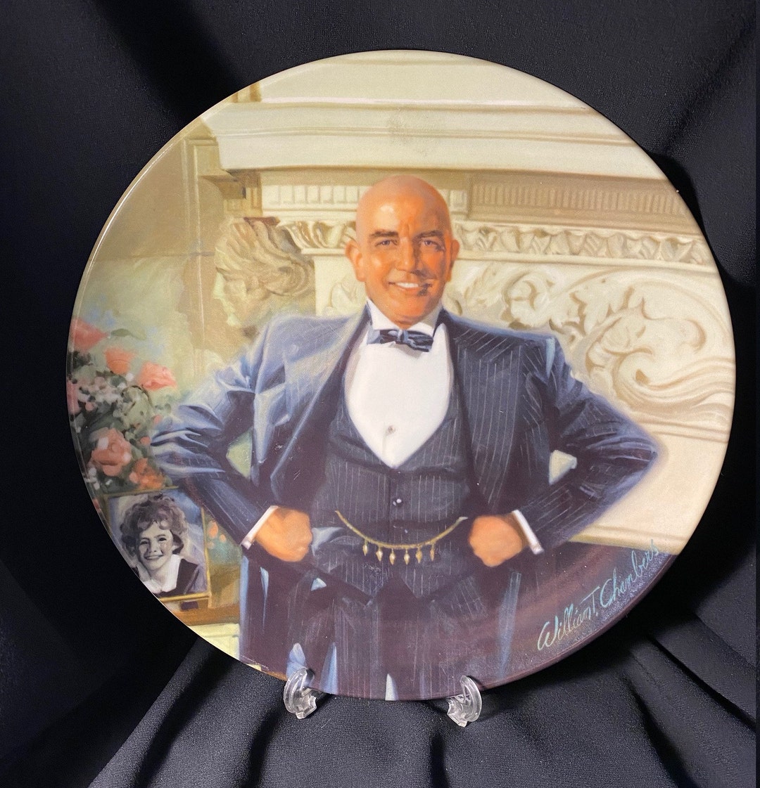 Daddy Warbucks - Limited Edition Collectors Plate - Etsy