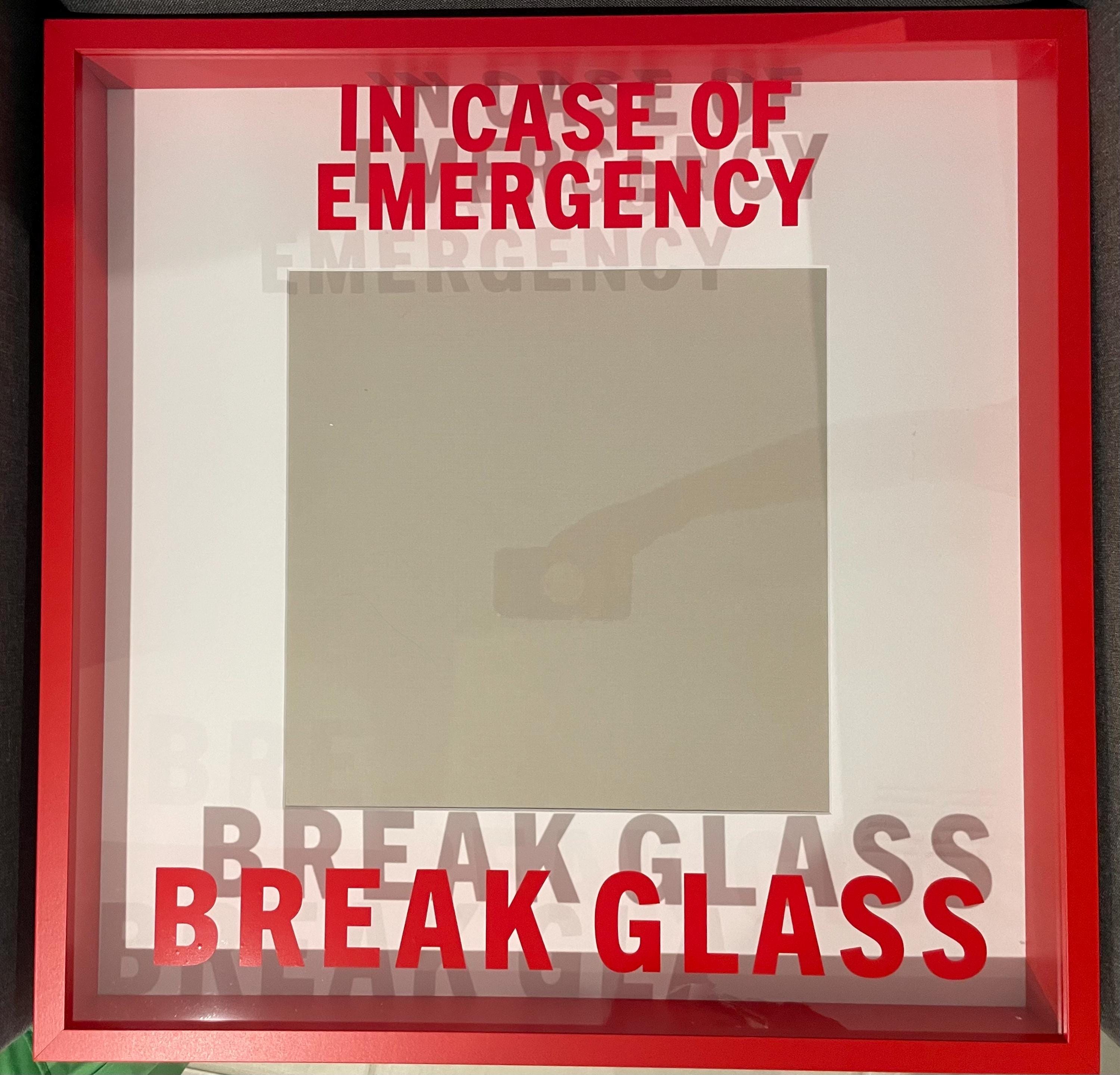 LARGE - in Case of Emergency Break Glass | Fill-your-own Emergency ...
