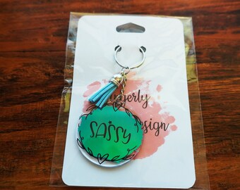 Sassy Keychain - Etsy