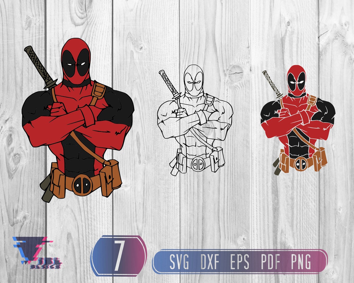 Deadpool Svg Deadpool Svg Bundle Superhero Svg Deadpool | Etsy