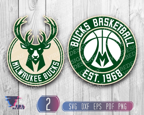 Milwaukee Bucks Svg Leyered Milwaukee Bucks Logo Svg NBA | Etsy