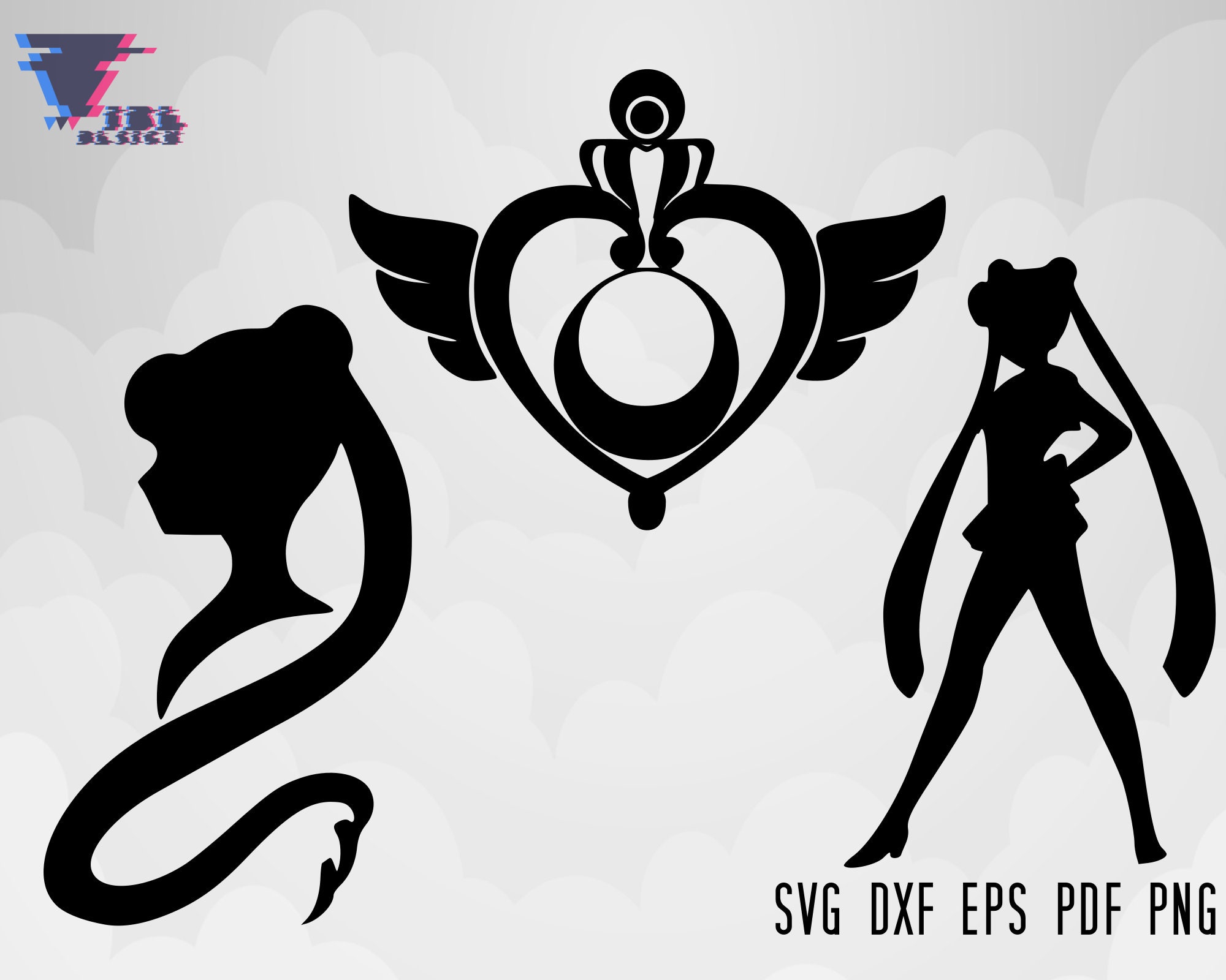 Sailor Moon Svg Silor Moon Png Cartoon Svg Anime Svg | Etsy