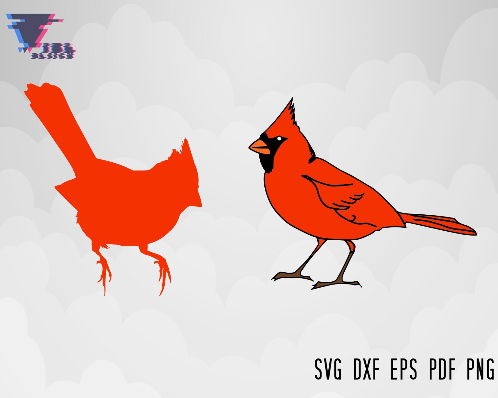 Cardinal Svg Cardinal Bird Svg Bird Svg Cardinal Layered | Etsy