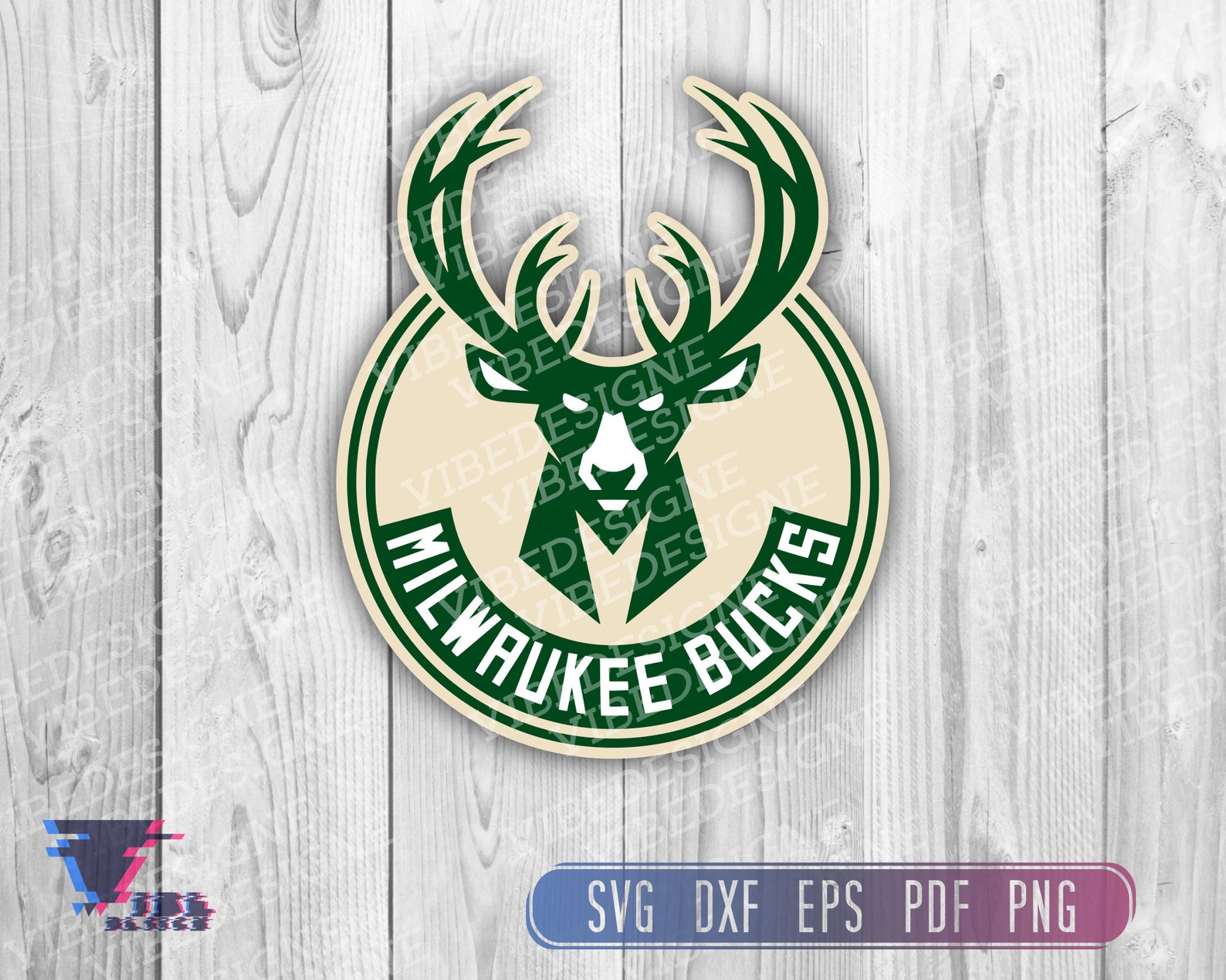Milwaukee Bucks Svg Leyered Milwaukee Bucks Logo Svg NBA | Etsy