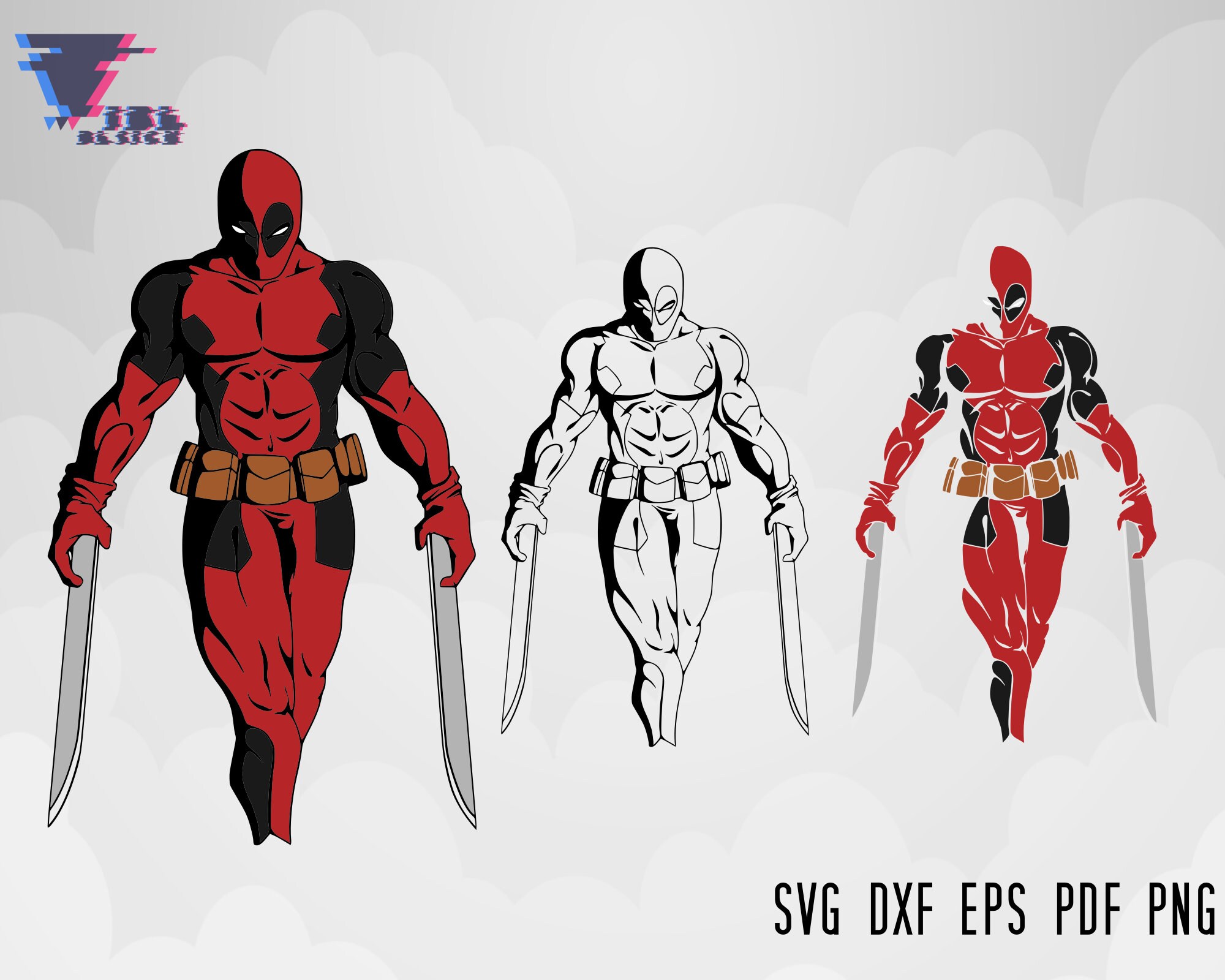 Deadpool Svg Deadpool Svg Bundle Superhero Svg Deadpool | Etsy