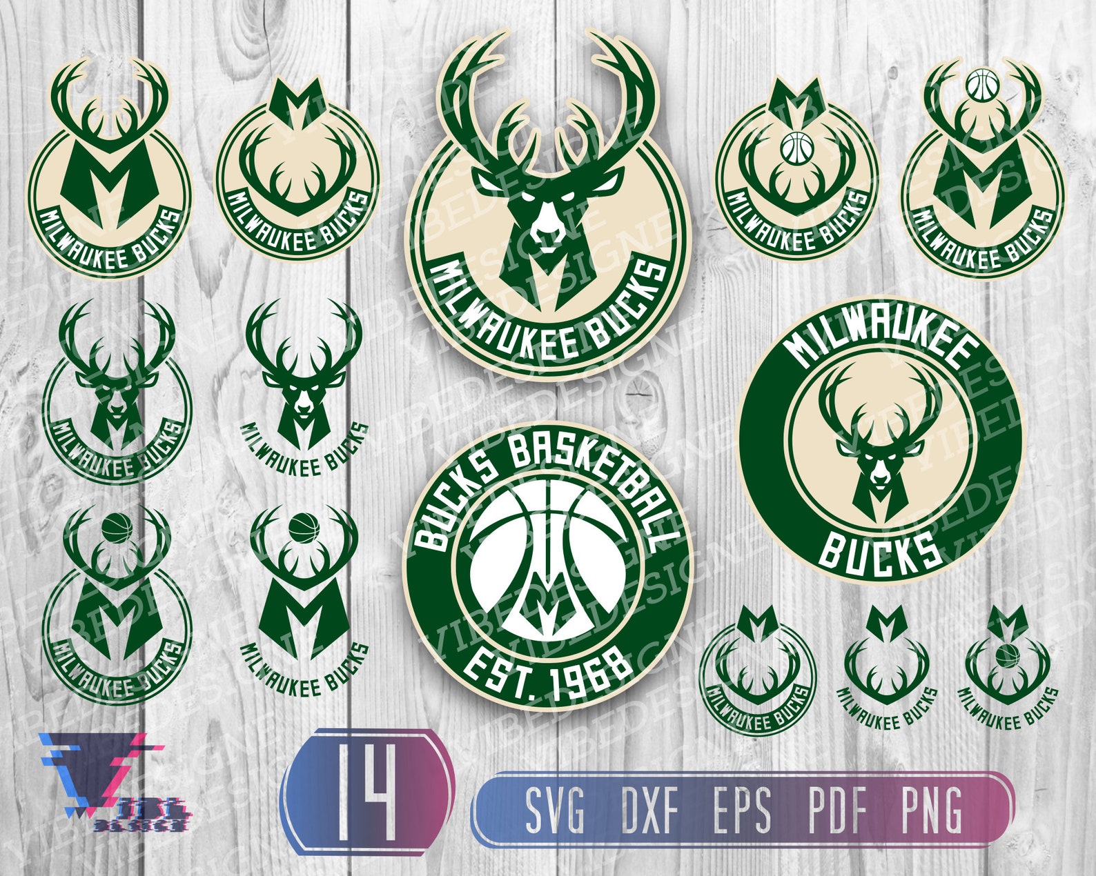 Milwaukee Bucks Svg Leyered Milwaukee Bucks Svg Bundle | Etsy