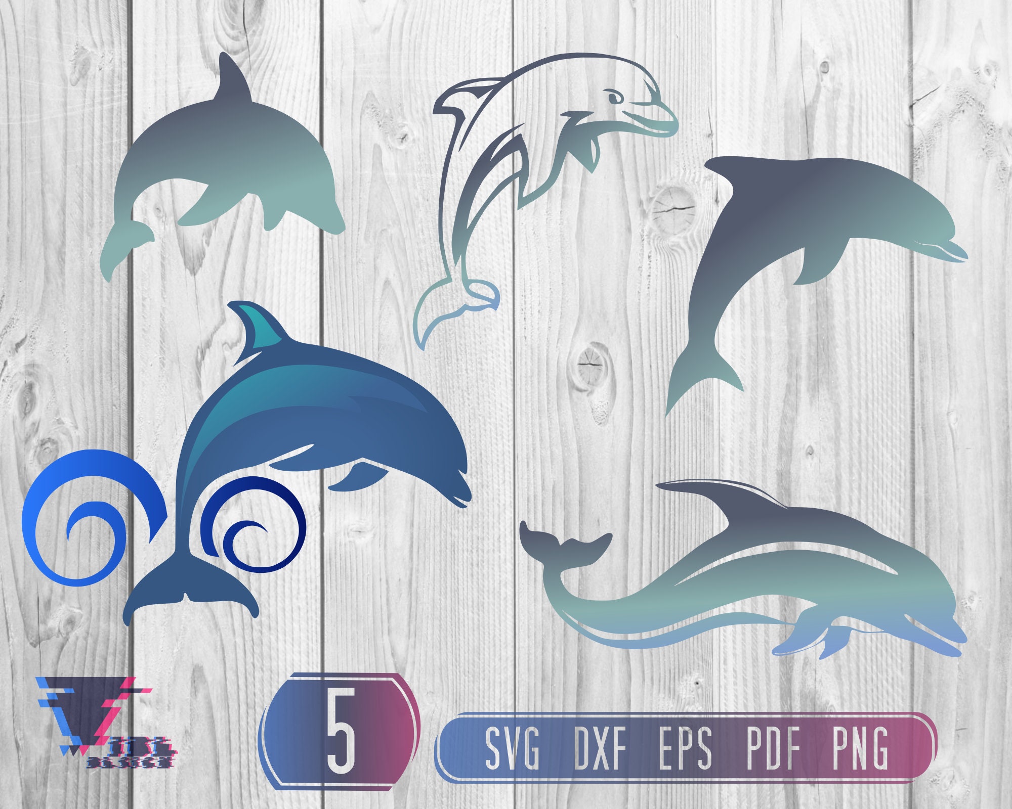 Dolphin Svg Dolphin Svg Bundle Dolphin Clipart Dolphin | Etsy