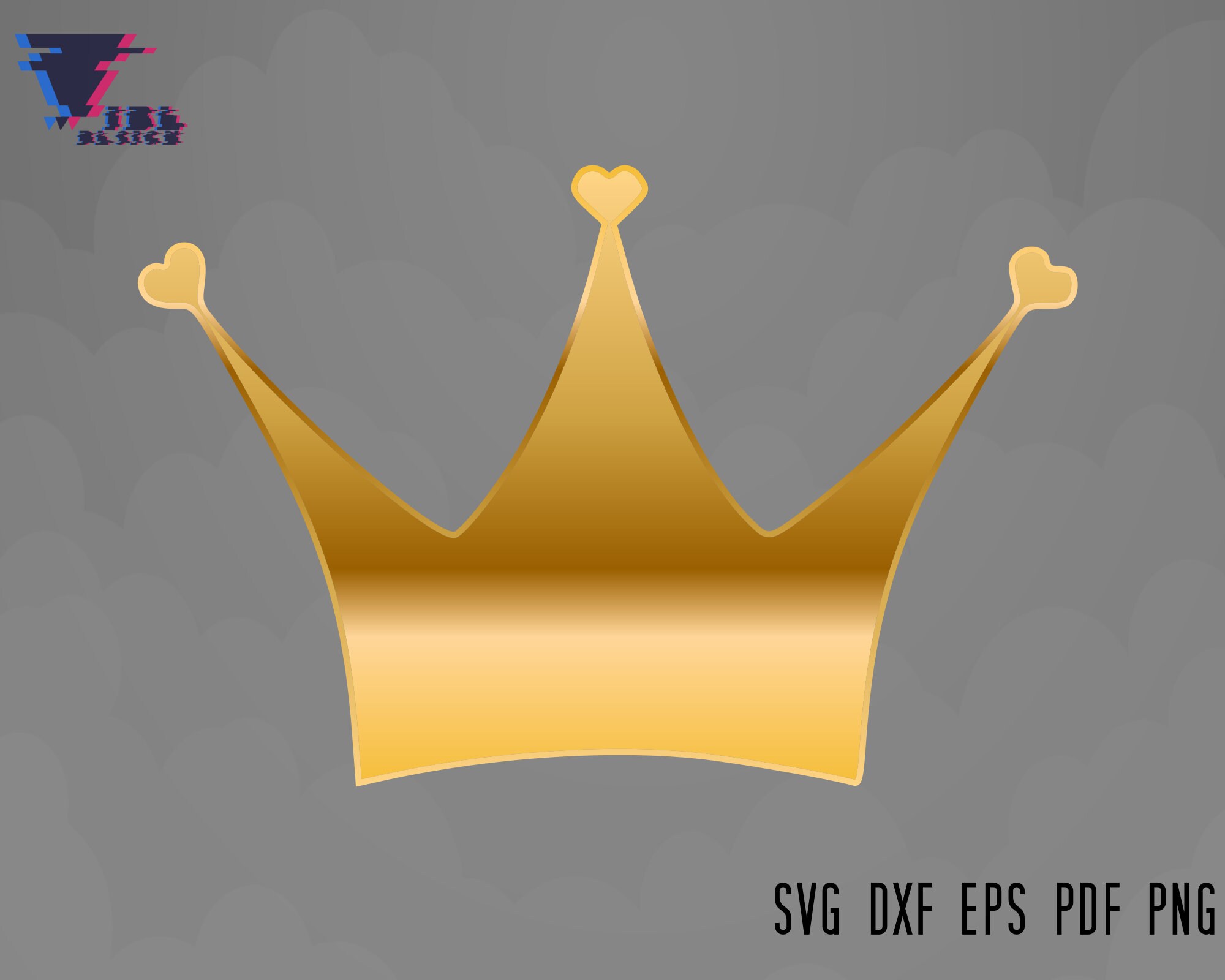 Crown Svg Gold Crown Svg Crown Silhouette Svg King Crown | Etsy