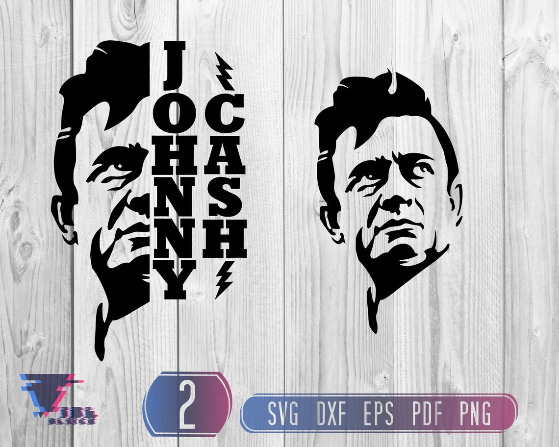 Johnny Cash Svg Johnny Cash The Man In Black Svg Johnny Cash Etsy