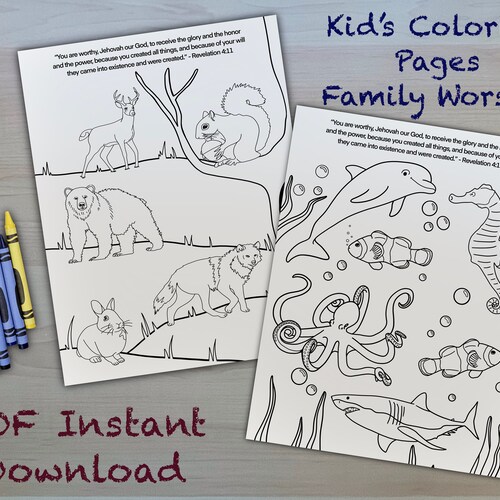 JW Bookmarks Coloring Page PDF Jehovah's Witness - Etsy