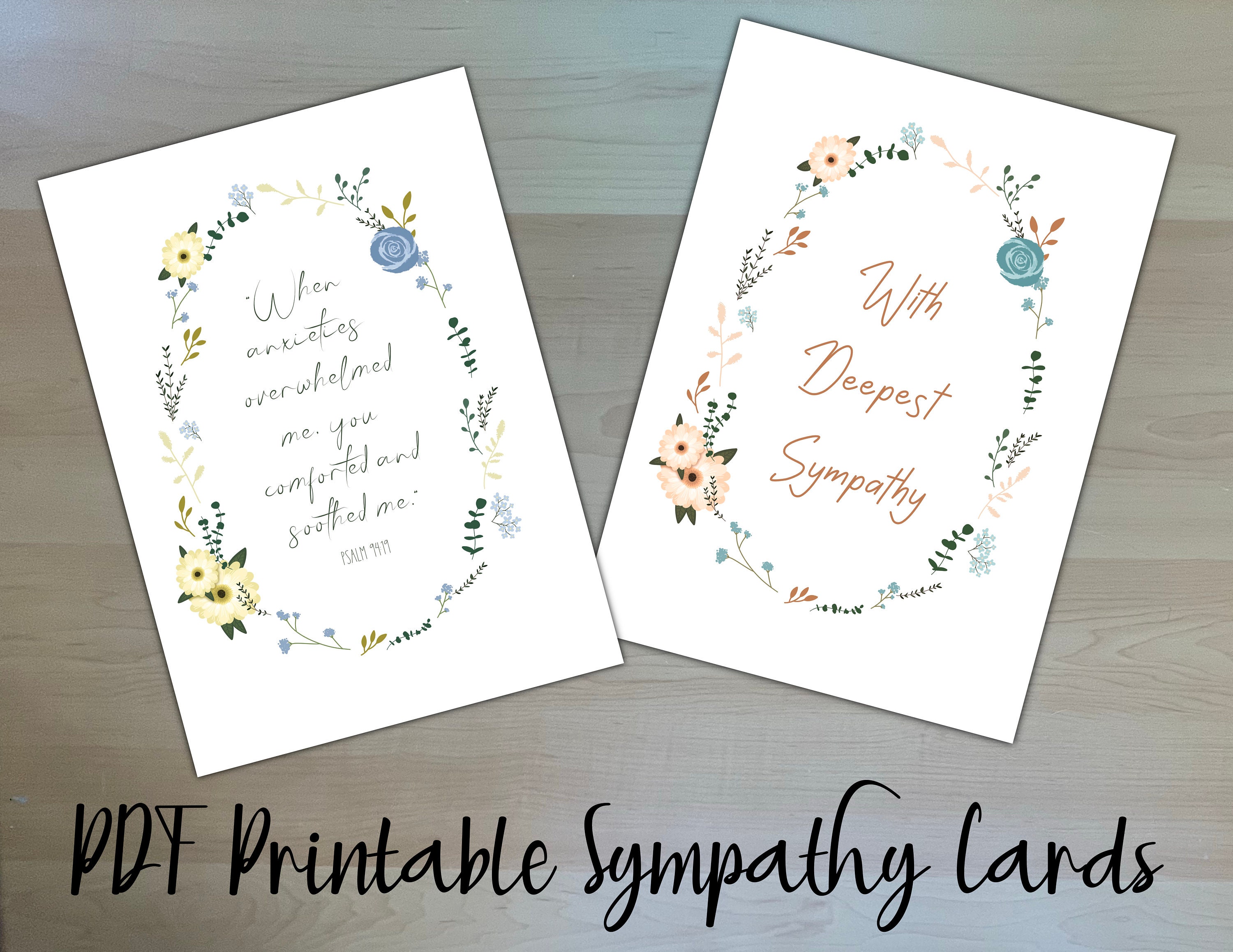 JW Sympathy Card Pdf, Printable Card, Jehovah's Witness Card, Pdf Print ...